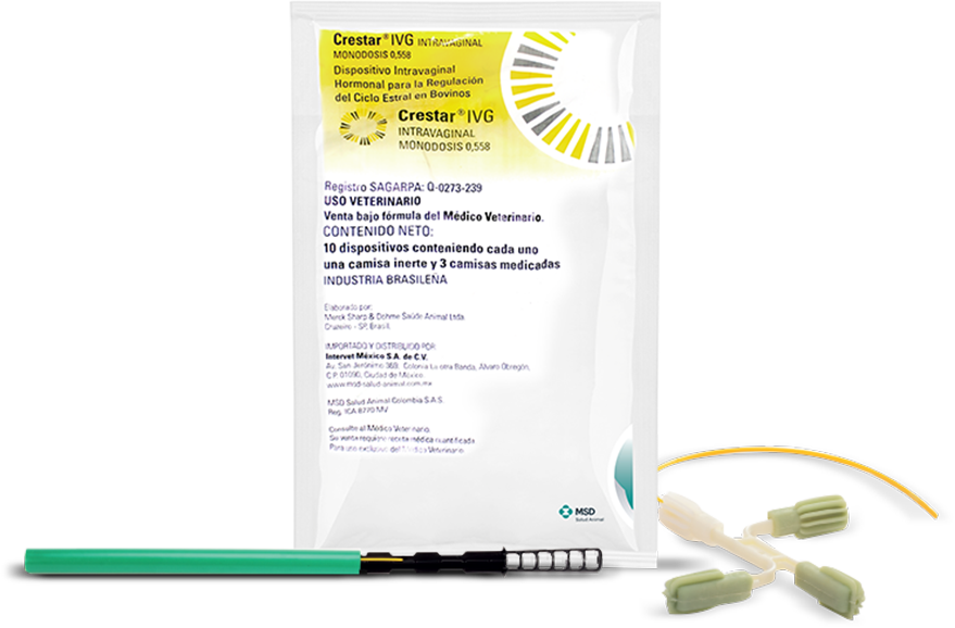 CRESTAR®IVG Intravaginal Monodosis 0.558